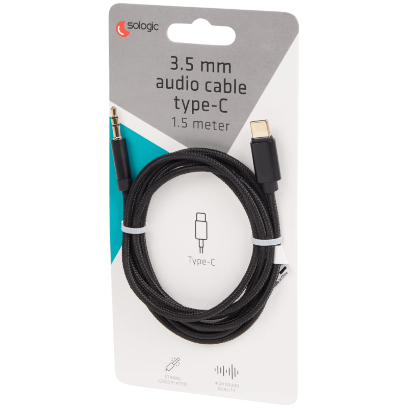 Câble jack Sologic USB-C vers AUX